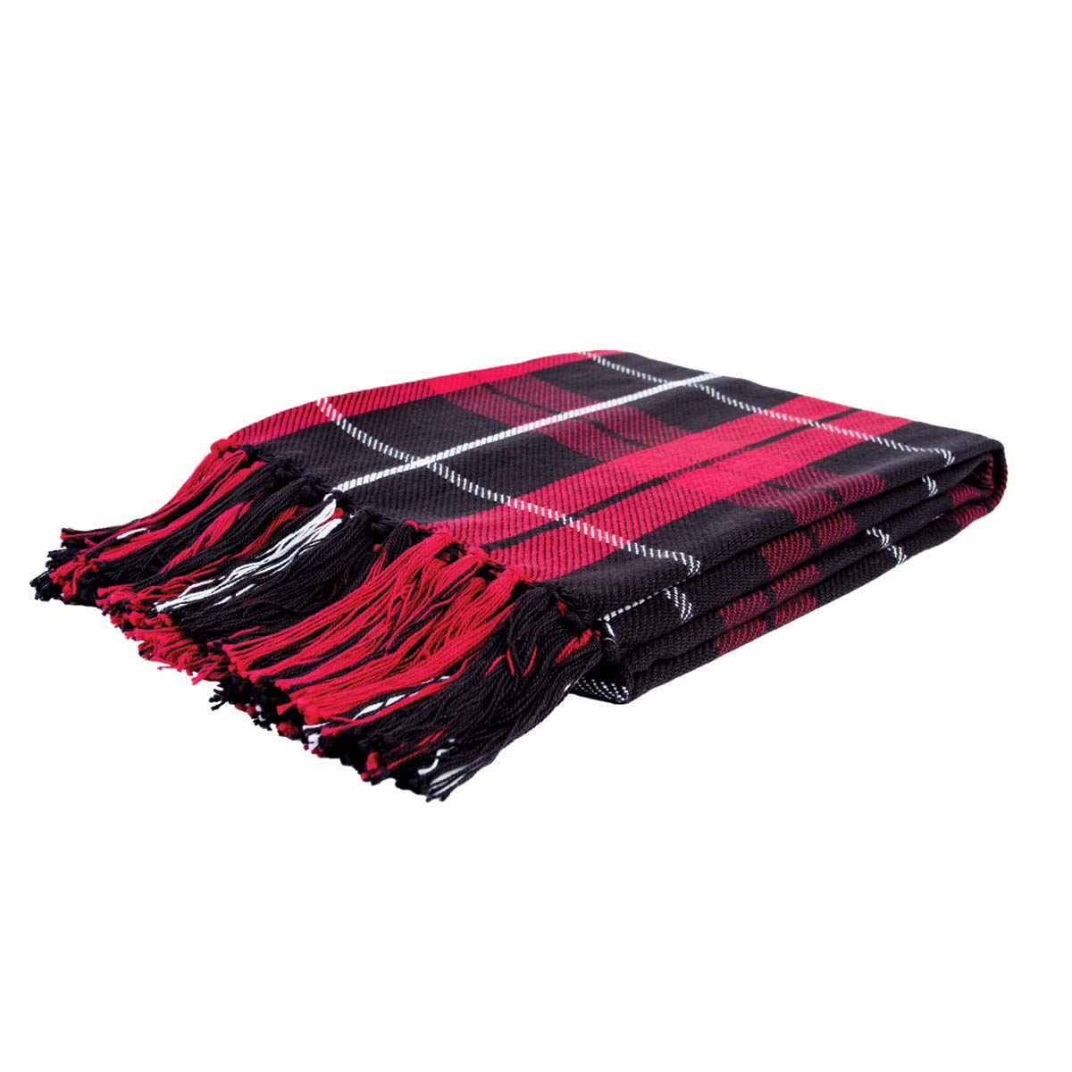 Isabella Gray and Cream Buffalo Check Throw Blanket – Emory Valley ...